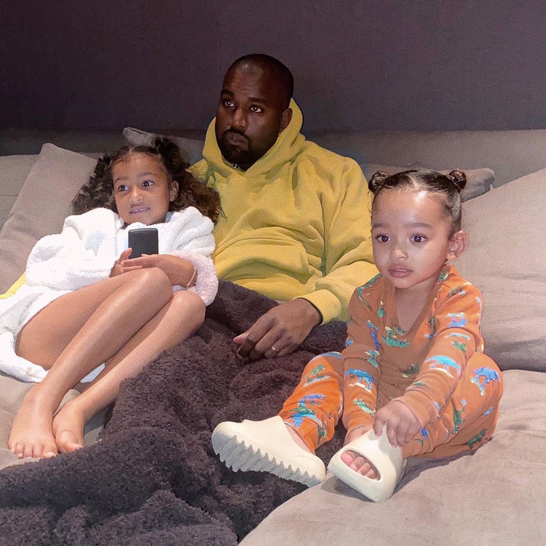 Kim Kardashian Shares Rare Picture Of Kanye West With Daughters North ...